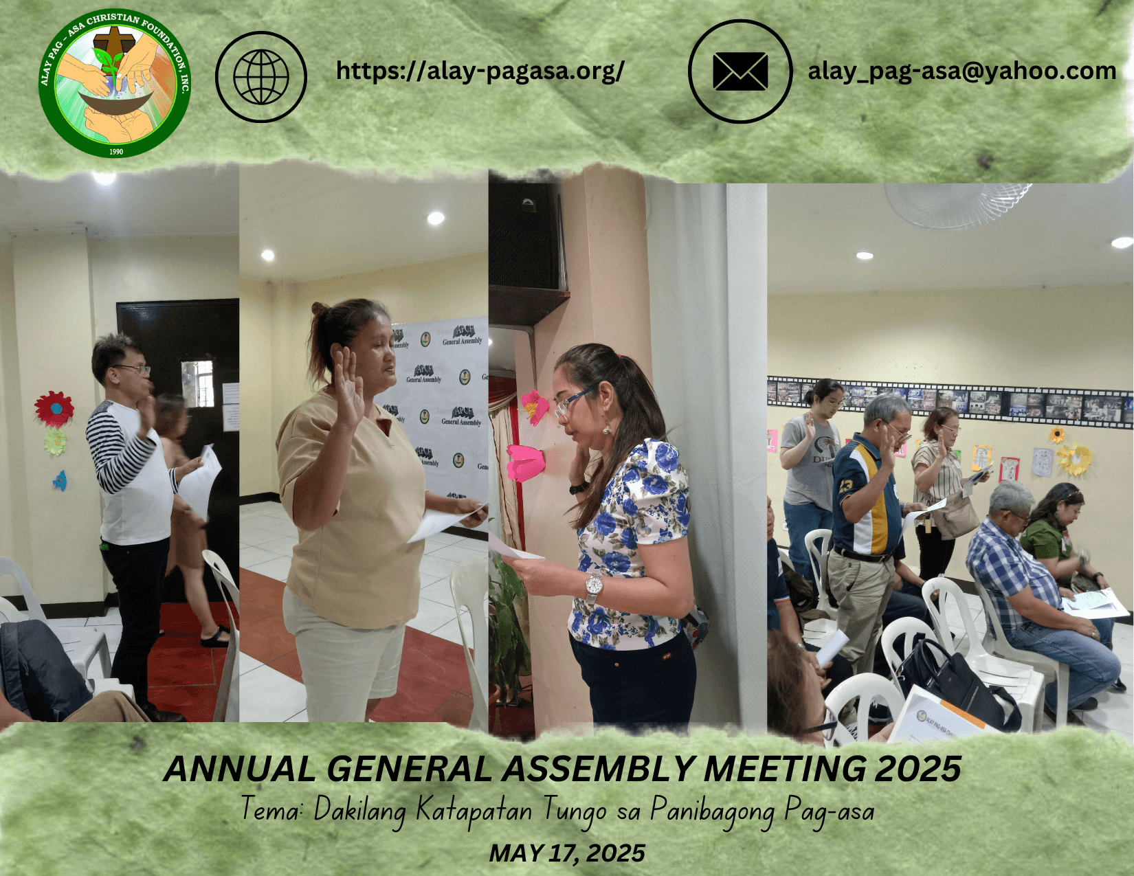 Annual General Assembly Meeting – 2025 - Alay Pag-asa Christian ...